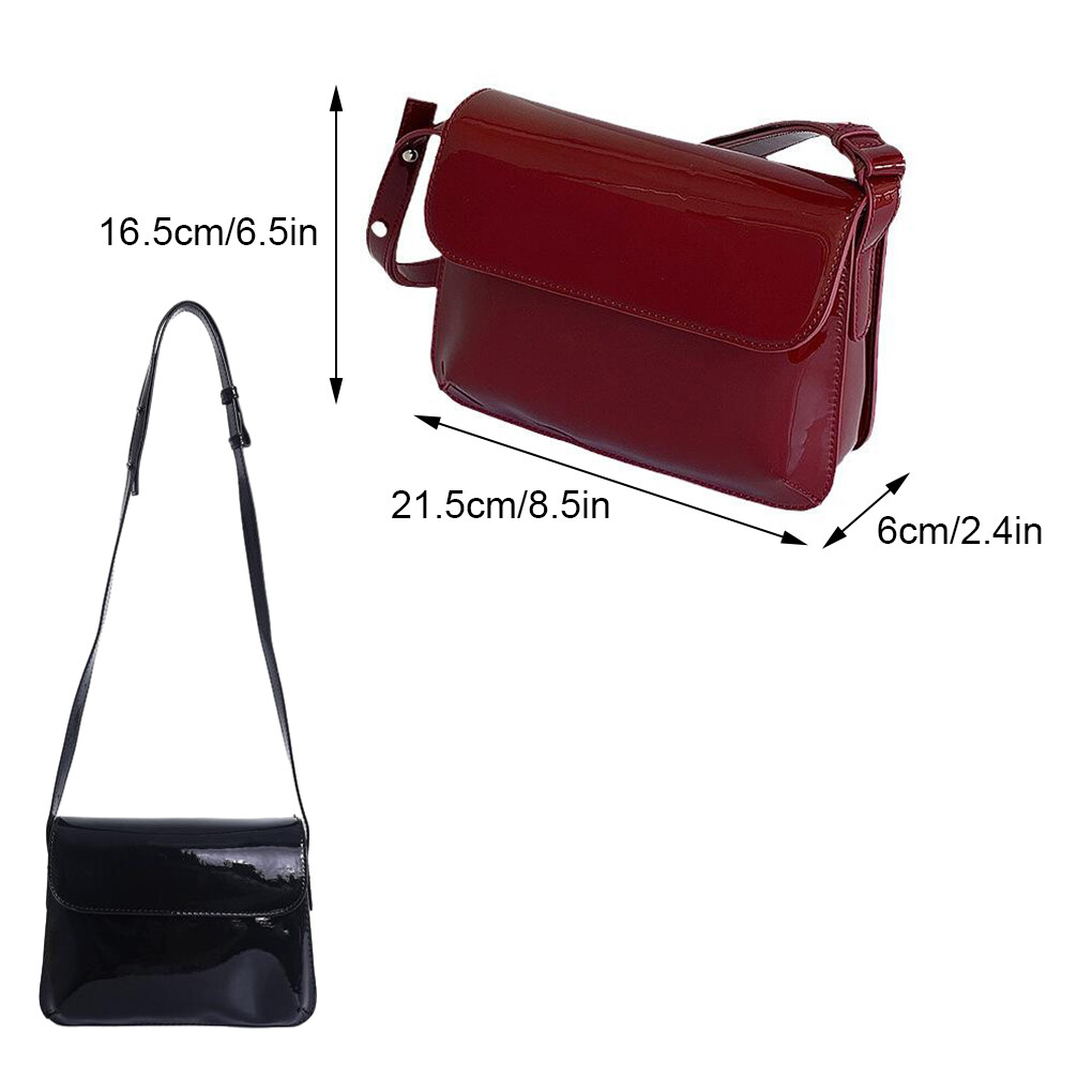 Soft Leather Square Bag For Women Practical Large Capacity Gift Option ...
