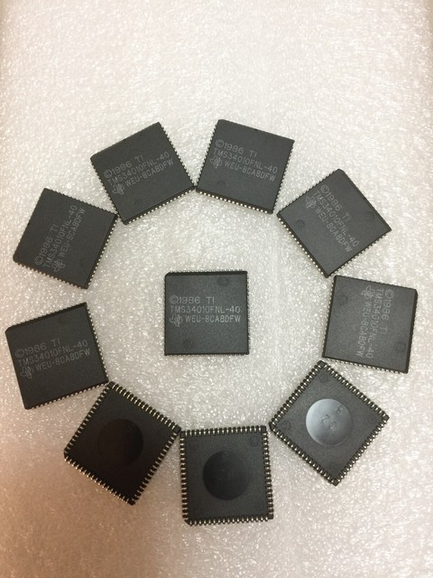 TMS34010 - Texas Instruments- Graphics Processor 68 Pin Plastic PLCC ...