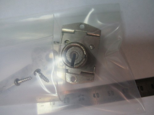 VINTAGE SPENCER LOCK for wood cabinet with key MICROSCOPE PART S2-C-104 ...