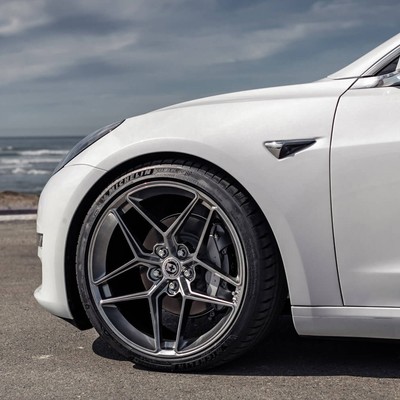21" HRE FF11 Silver 21x9.5 21x10.5 Forged Concave Wheels Rims Fits ...