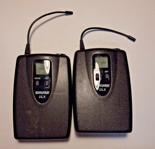 SHURE Ulxs4 WIRELESS J1 SYSTEM Receiver And TWO Belt pack J1 ...