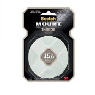 Scotch Mount Indoor Double Sided Mounting Tape 1/2" x 80" #110H NEW ...