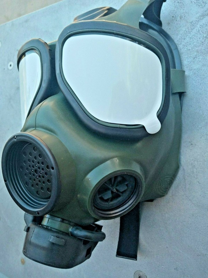 FR-M40 Military Issue Gas Mask/Respirator 40MM NATO New Sealed Size ...