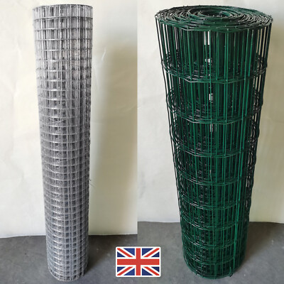 Galvanised Welded Wire Mesh Garden Pet Dog Cat Bird Aviary Rabbit Hutch ...