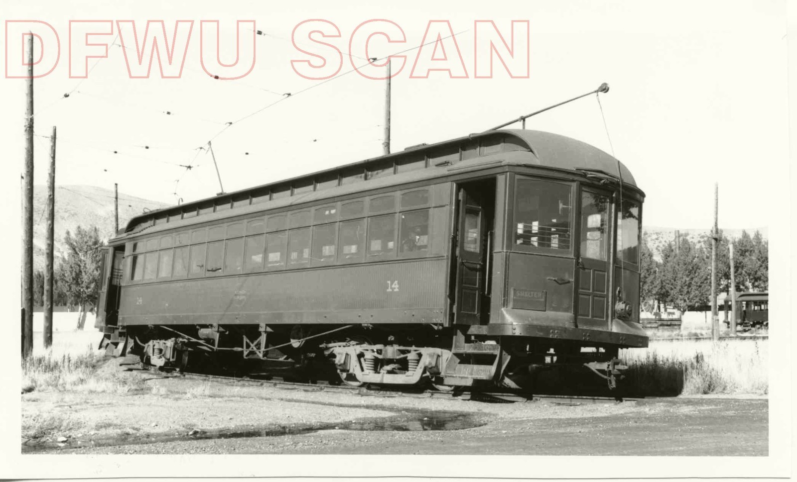 7EE765 RP 1949/60s? ANACONDA COPPER MINING CO RAILWAY CAR #14 ANACONDA ...