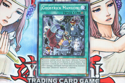 Yugioh Spell Card Ghostrick Mansion SHSP-EN062 1st Edition Common | eBay