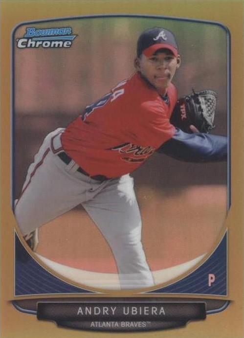 2013 Bowman Chrome - Prospects Andry Ubiera #BCP159 Gold Refractor /50 ...