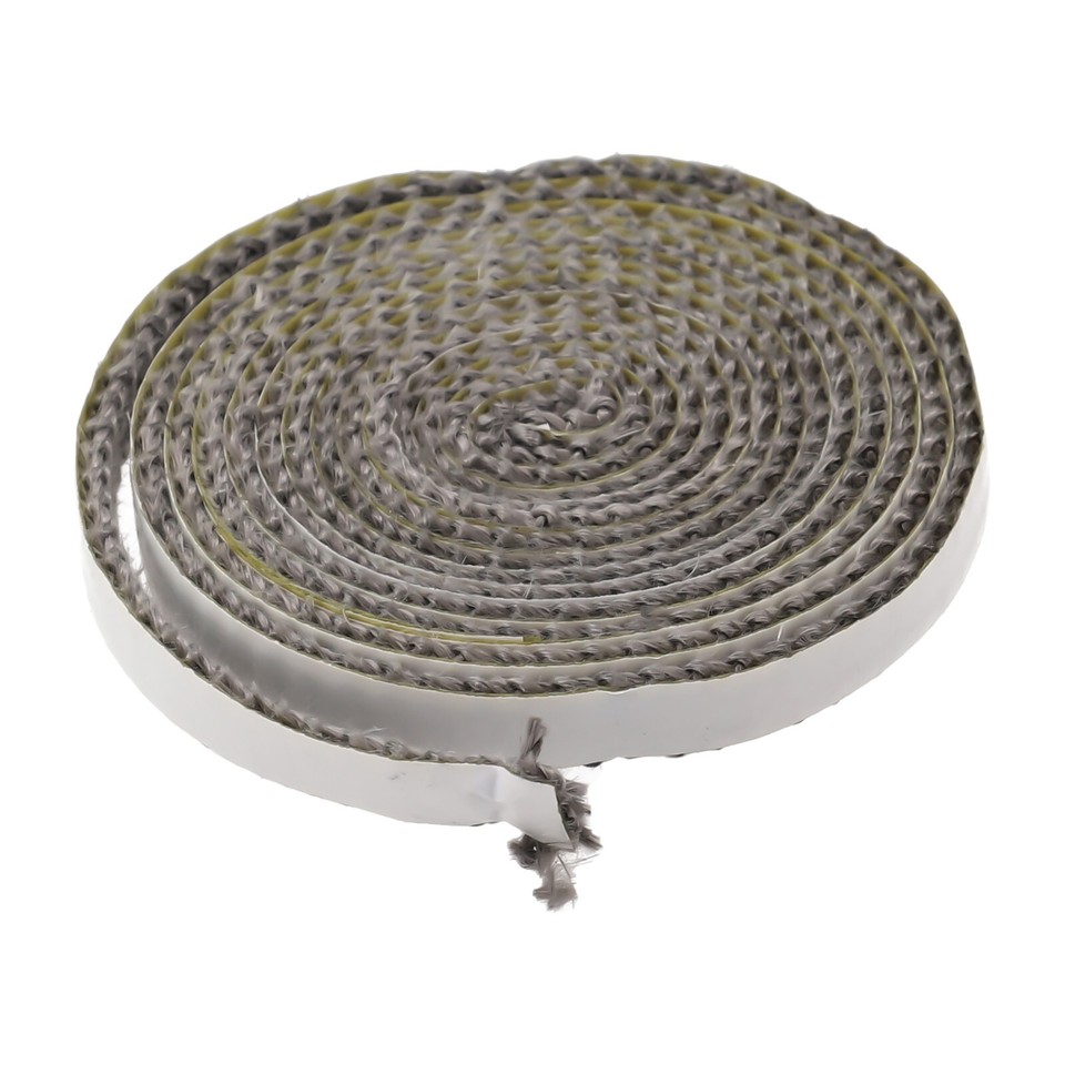 Oven Door Self Adhesive Glass Seal 2M Boilers Chimney Door Dark Grey ...