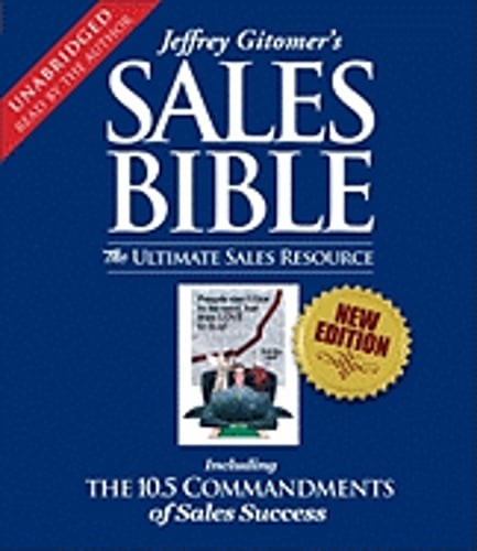 The Sales Bible: The Ultimate Sales Resource by Jeffrey Gitomer: Used ...