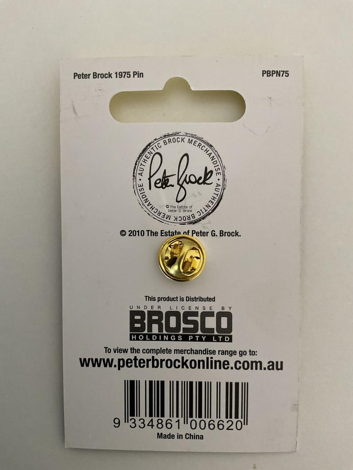 PETER BROCK 1975 BATHURST WIN No. 2 HARDIE - FERODO 1000 - BRAND NEW ...