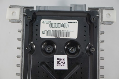 2007 - 2014 GMC Chevrolet BOSE Radio Amplifier Audio Amp 15186661 OEM ...