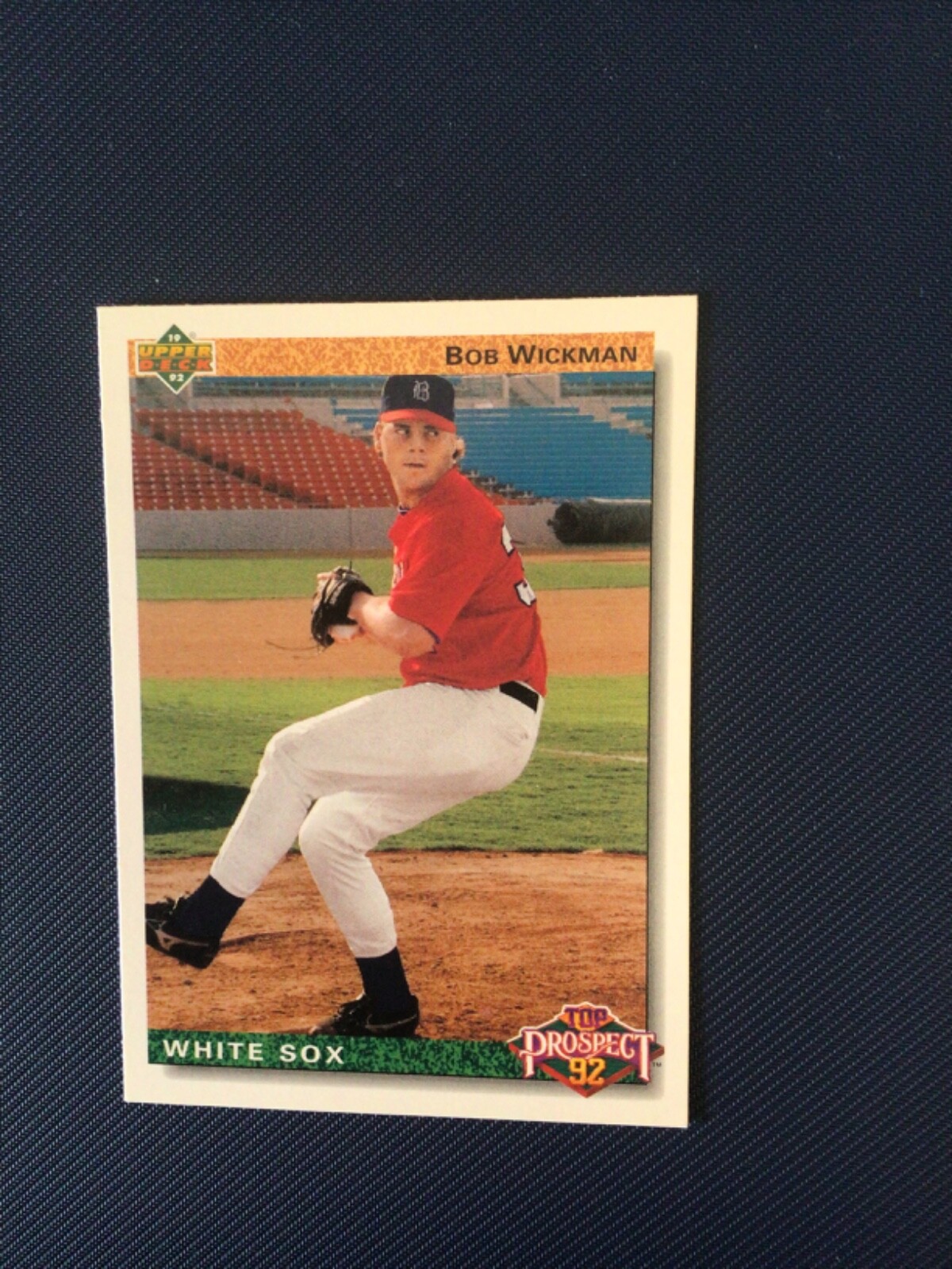 1992 Upper Deck Top Prospect Bob Wickman Rookie Card | eBay