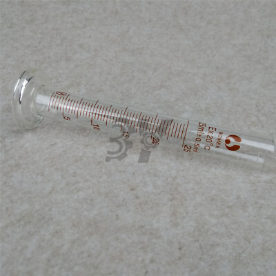 New 2pcs 25mL Graduated Measuring Glass Cylinder Lab Borosilicate ...