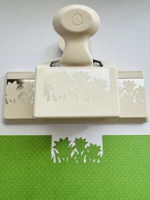Martha Stewart Large Paper Punch Flower Leaf Border Folding Sides | eBay