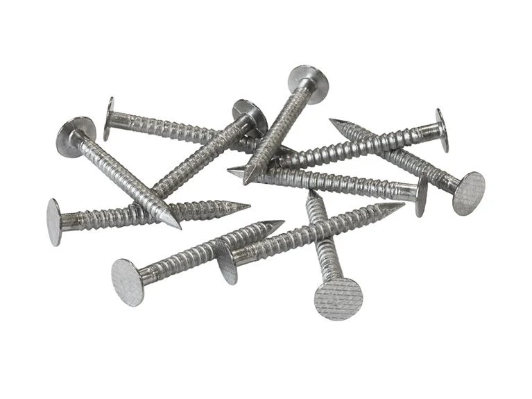 ANNULAR RING SHANK NAILS -Bright, Self Colour - 20mm - 75mm, Various ...