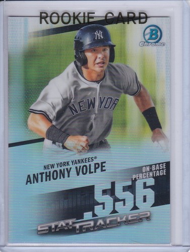 ANTHONY VOLPE ROOKIE CARD 2020 Bowman Chrome Baseball NEW YORK YANKEES ...