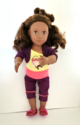 Battat Our Generation 18 Inch Play Doll Curly Hairstyle Brown Hair ...