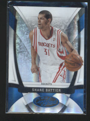 SHANE BATTIER 2009/10 09/10 CERTIFIED #8 MIRROR BLUE PARALLEL #075/100 ...
