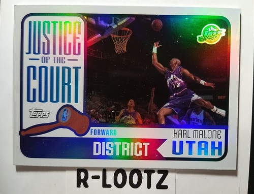 2003-04 Topps Justice of the Court #JC9 Karl Malone Utah Jazz HOF - NM ...