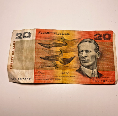 CIRC Australian $20 Note 1970's with Kingsford Smith / Hargave | eBay ...