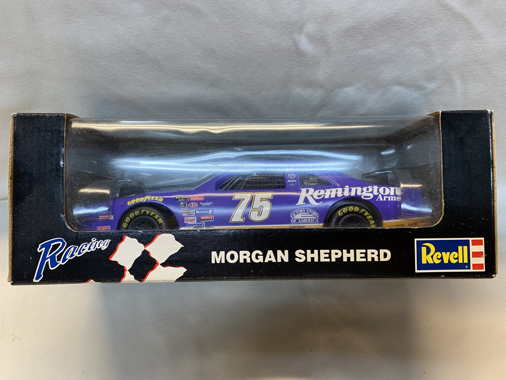 Morgan Shepherd #75 Remington Purple Diecast Car Revell Racing | eBay
