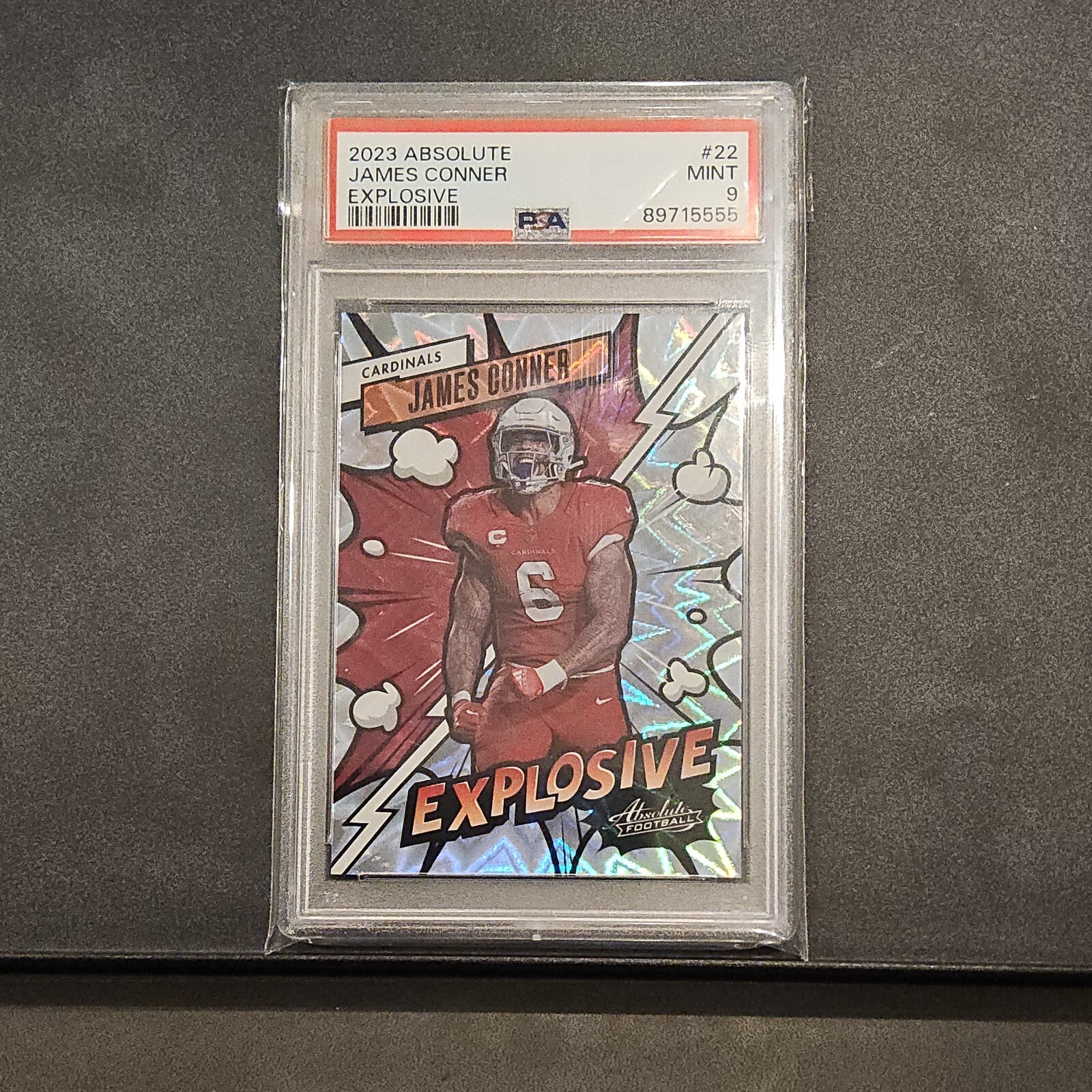 2023 Absolute James Conner Explosive PSA 9 Pop 1 | eBay