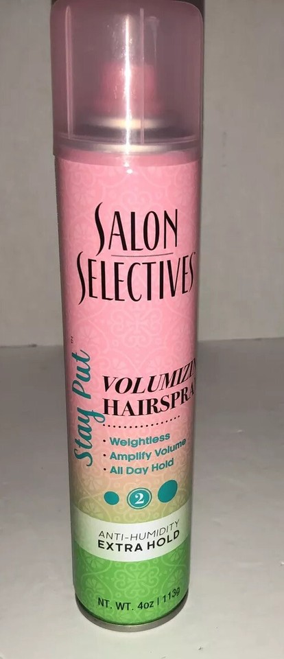 (1) HAIRSPRAY BY SALON SELECTIVES ALL DAY EXTRA HOLD #2 VOLUMIZING 4oz ...