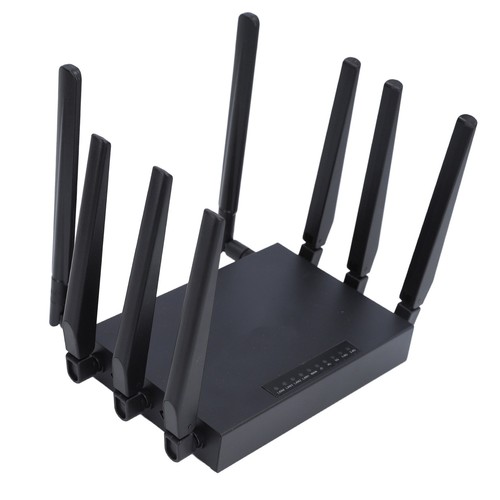 EU Plug 5G CPE Router With SIM Card Slot Dual Band WiFi6 1000Mbps ...