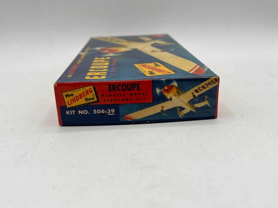 Vintage The Lindberg Line Ercoupe Airplane Plane 1/48 Scale Model Kit ...