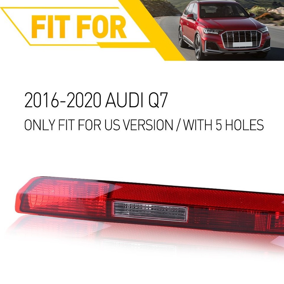 For Audi Q7 2016 2017 2018 2019 2020 RH Rear Bumper Stop Lamp Light ...