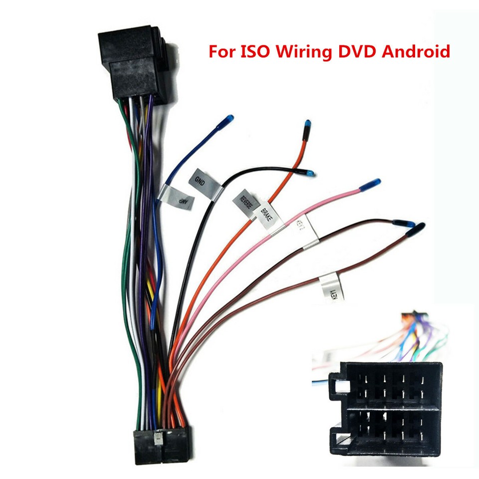 Car Stereo 20PIN ISO Wiring Harness Connector Adapter For ISO Wiring ...