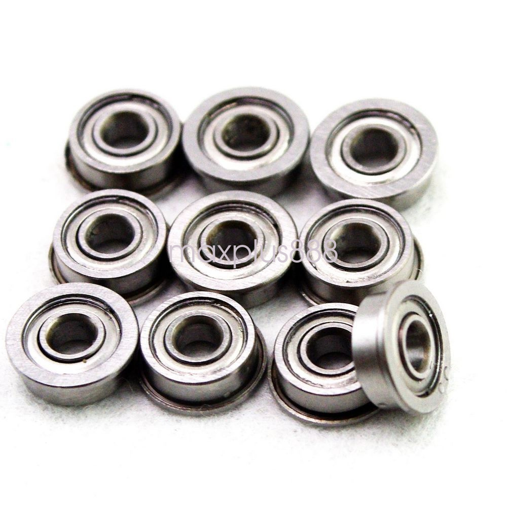10pcs Shielded Model Flange Bearing 6 x 10 x 3mm MF106zz | eBay
