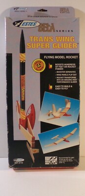 Estes TRANS WING SUPE GLIDER model rocket kit. See photos for details ...