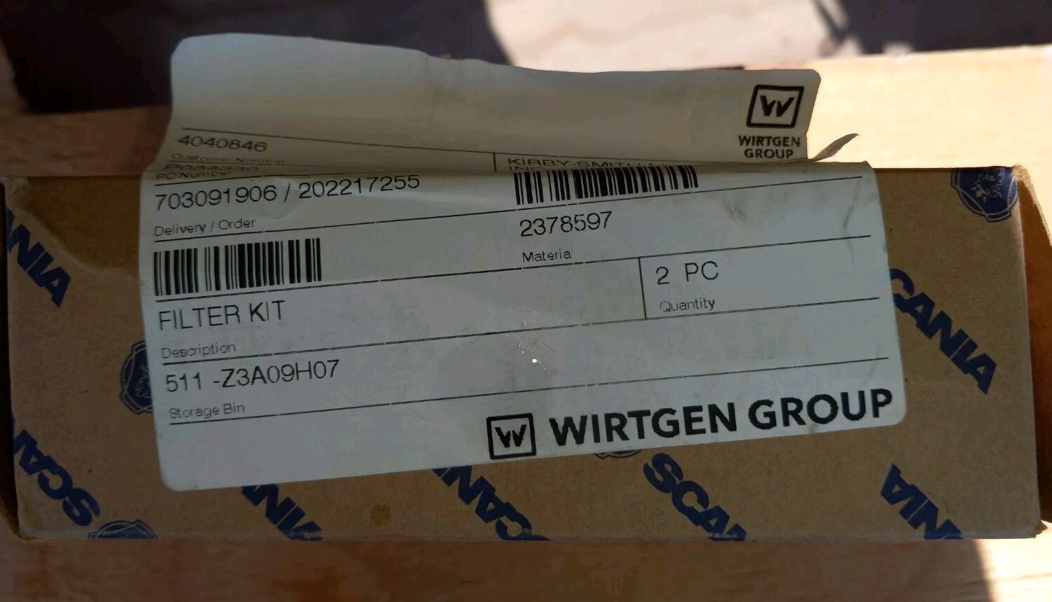 Scania Filter Kit 2655854 Incomplete - Missing lube, See Pictures | eBay