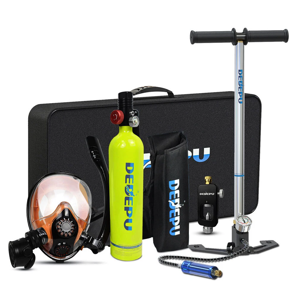 Oxygen Tank And Mask