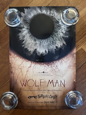WOLF MAN AMC IMAX LIMITED EDITION 2025 EXCLUSIVE MOVIE POSTER 17x11 ...