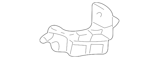 Toyota OEM 01-05 Rav4 Front Bumper-retainer Bracket Left 5253642010 for ...