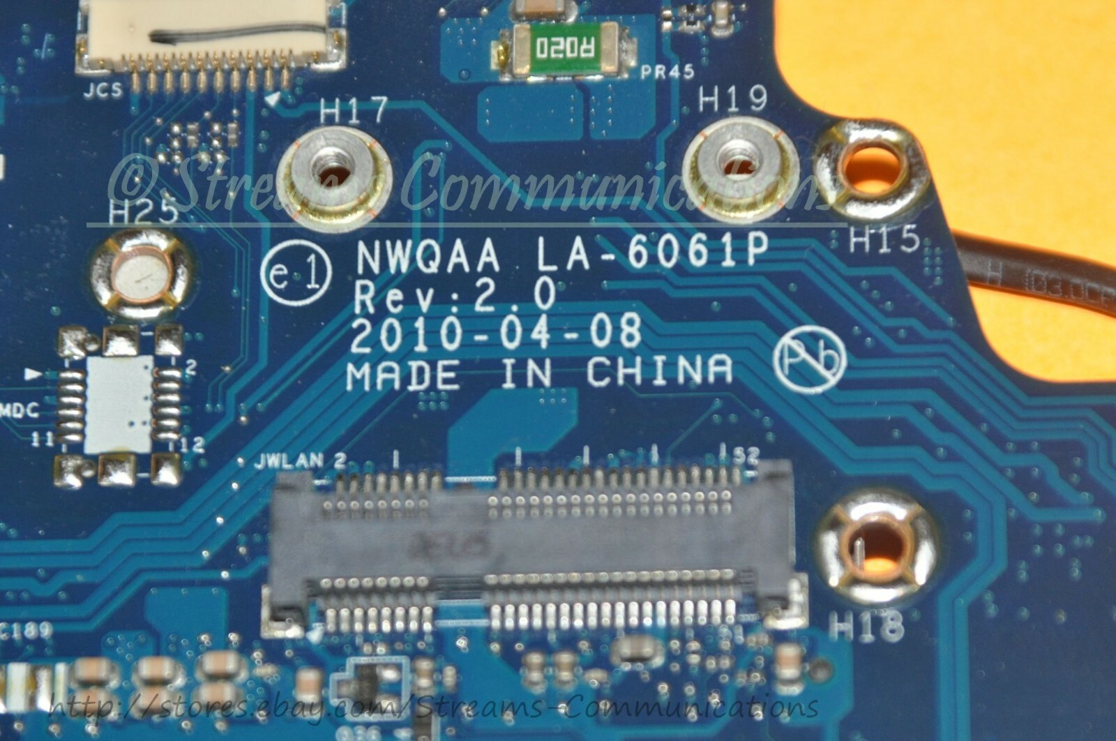 TOSHIBA Satellite A665 Intel Laptop Motherboard NWQAA LA-6061P Rev 2 | eBay