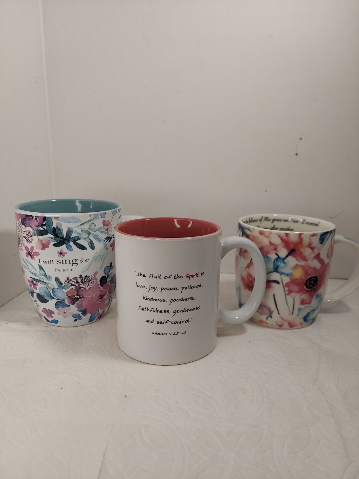 3 Christian art gifts mixed Mugs 12 Oz nwot | eBay