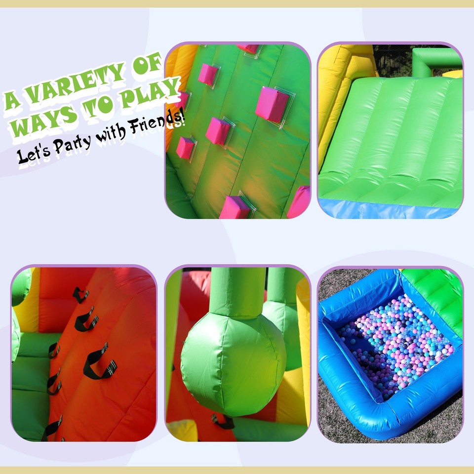 22FT Commercial PVC Inflatable Bounce House Obstacle Course Castle Big ...