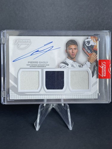 2021 Topps Dynasty Formula 1 F1 Triple Patch Pierre Gasly Auto ...