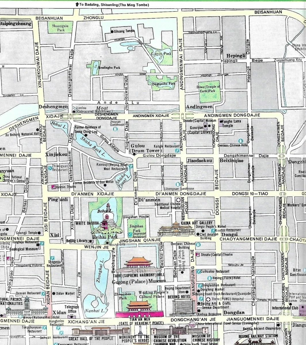 Tiananmen Square Map