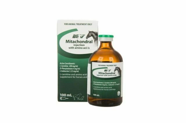 Ceva Mitachondral Horse Amino Acid Supplement Injection - 100ml (M2090 ...