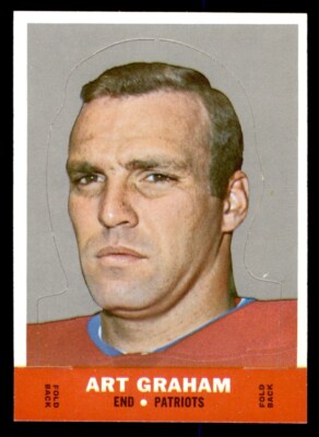 1968 Topps Stand Ups Football #6 Art Graham NM/MT *d2 | eBay
