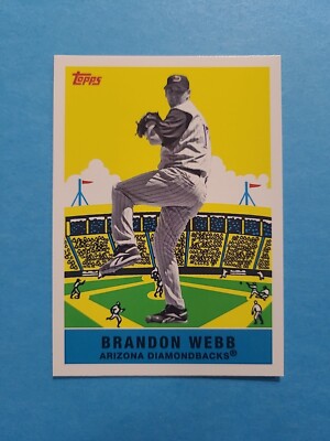 BRANDON WEBB 2007 TOPPS FLASHBACK FRIDAYS BASEBALL CARD # FF14 G2283 | eBay