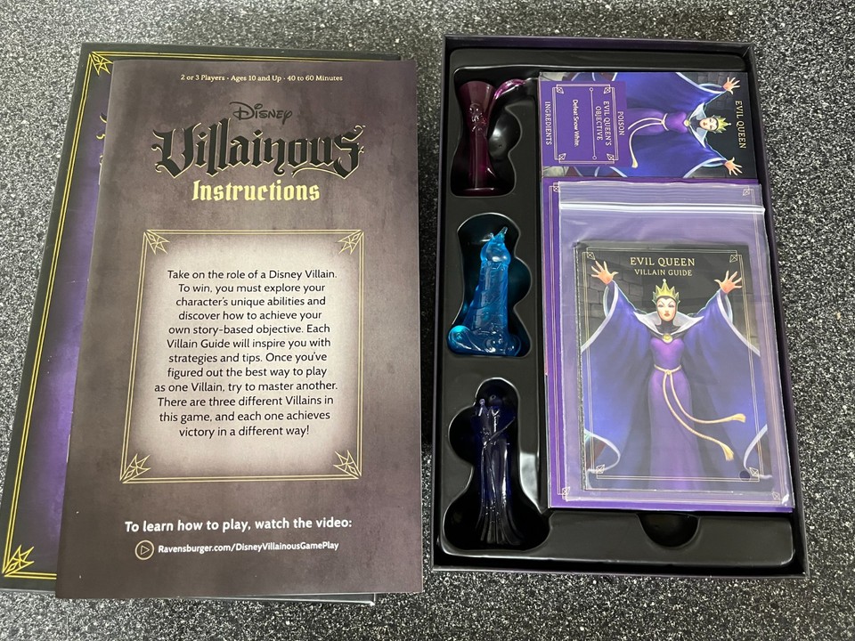 New Disney Villainous Board Game Wicked to the Core - Purple Box | eBay
