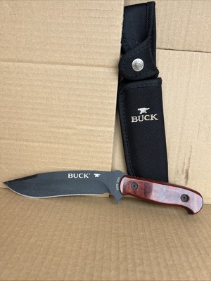 Buck 620 E Reaper fixed blade knife Rosewood handle nylon sheath | eBay
