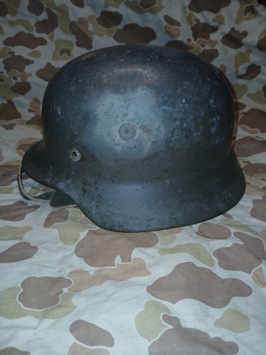 finnish m55 helmet with repro german helmet cover | eBay