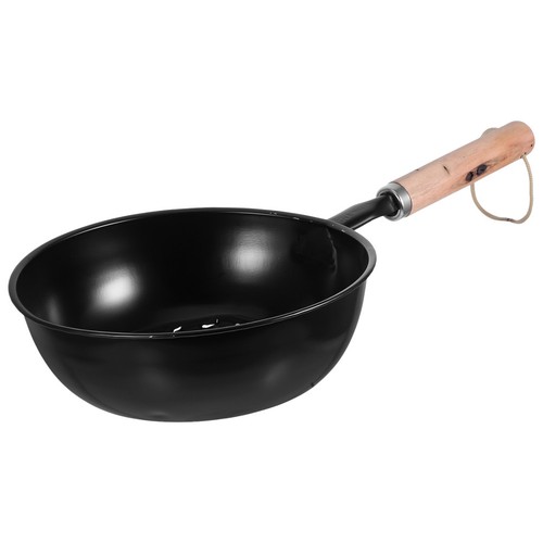 Camping Charcoal Starter Pot Chimney Burner Pan With Wooden Handle ...