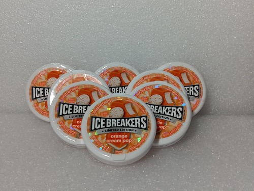 Limited Edition Ice Breakers Orange Cream Pop 8 Pack Discontinued Flavor | eBay